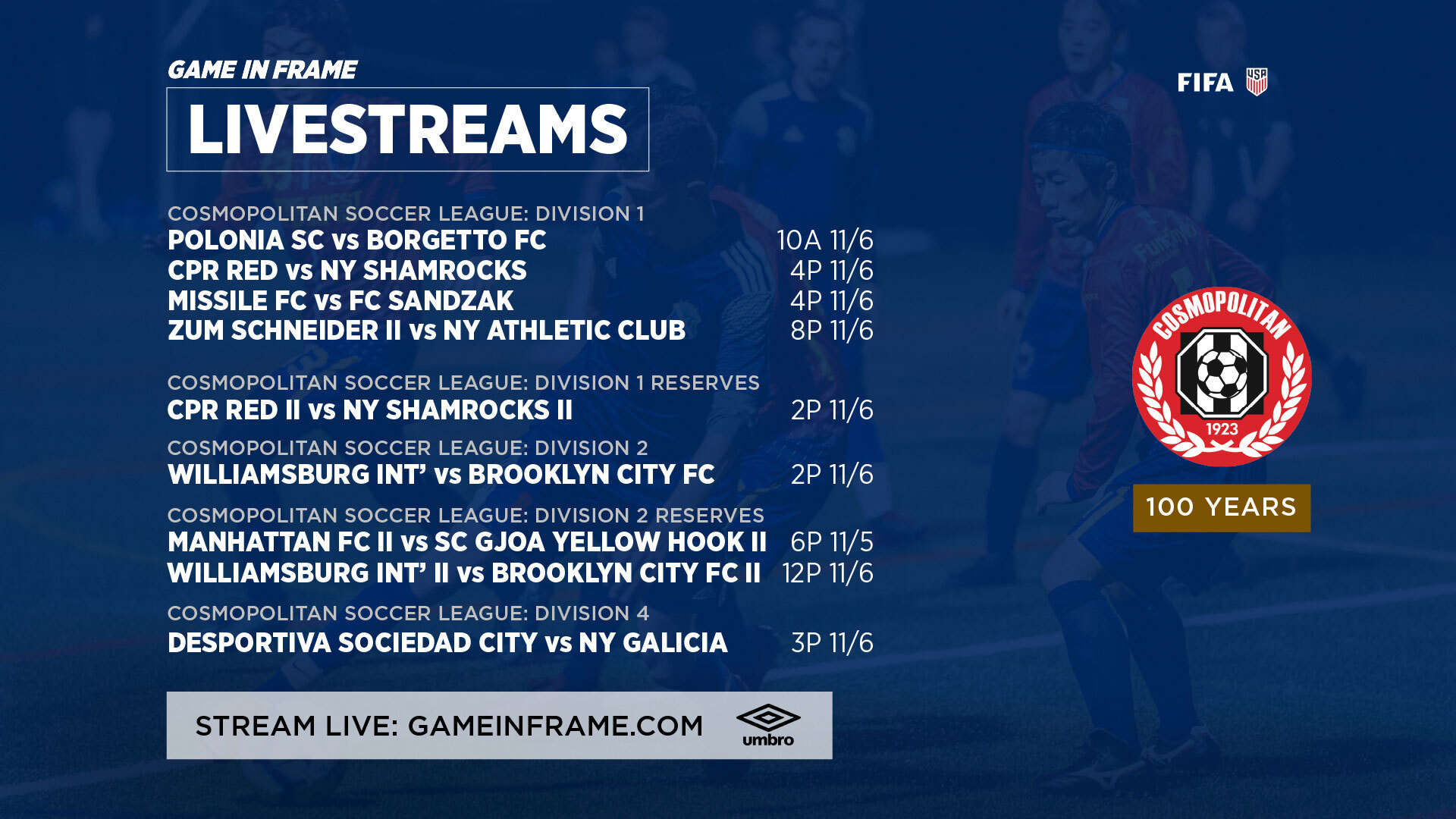 Cosmopolitan Soccer League